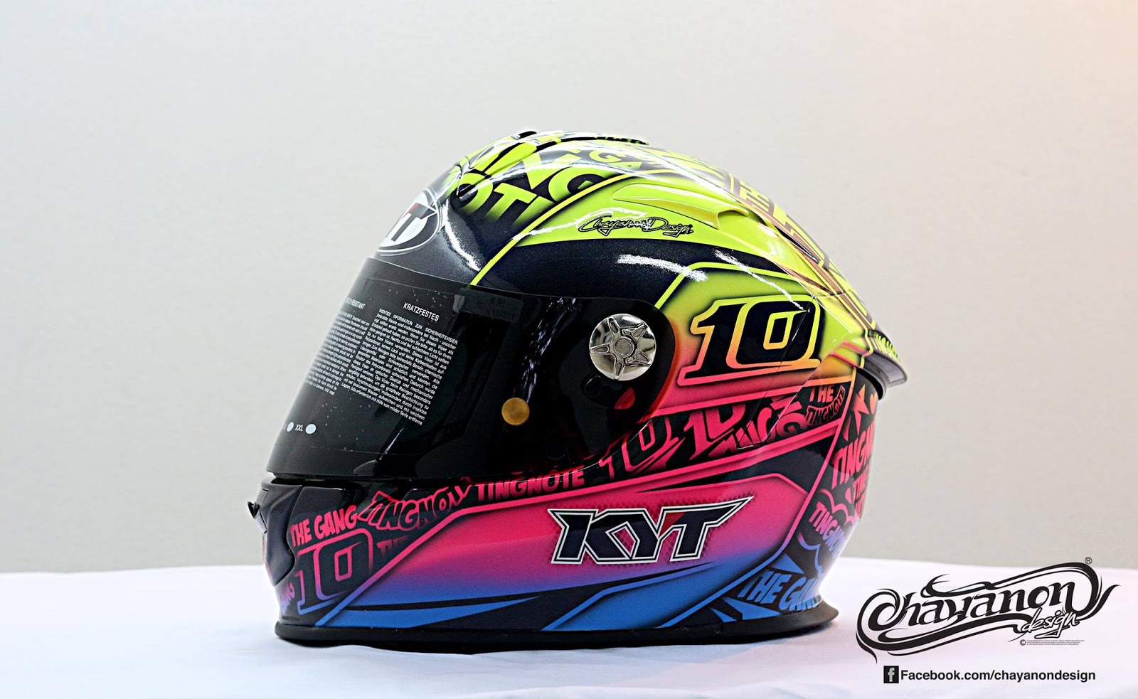 Racing Helmets Garage: KYT TingNote Sepang 2015 by Chayanon Design