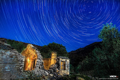 Night Sky Greece: StarTrails