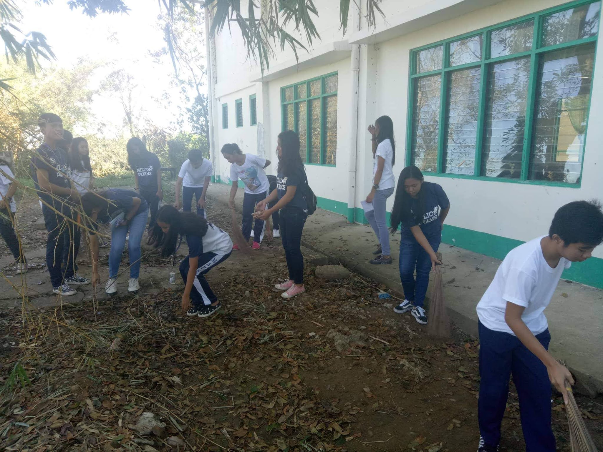Participating in a Clean-up Drive