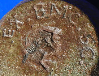 Denarius: One Roman Pound, 333 gram Roman Bronze Weight with marks