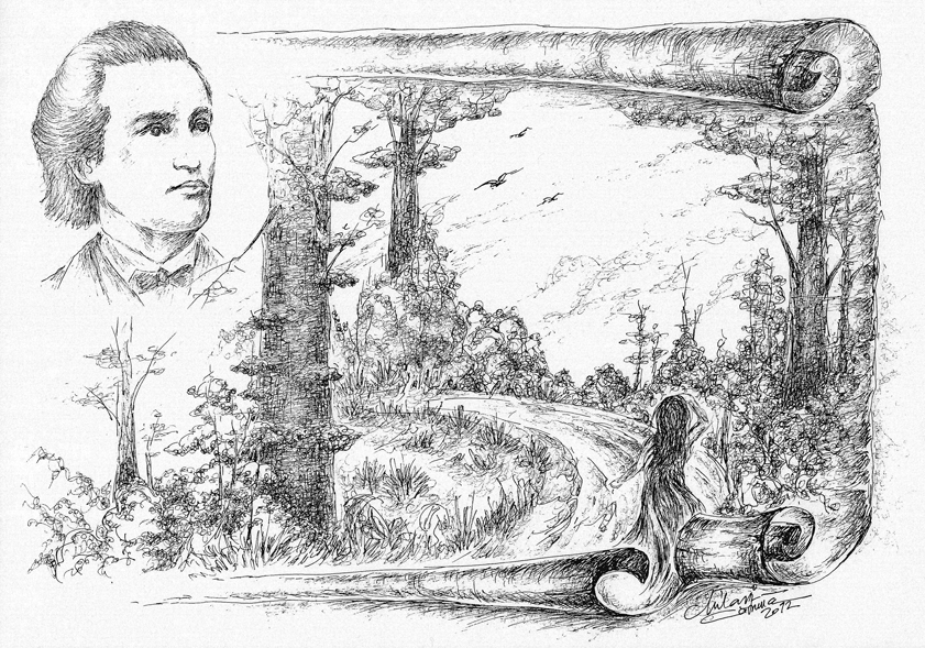 MIHAI CATRUNA FINE ART: Eminescu - Ti-as urma cararea-n codru