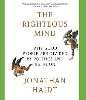 THE RIGHTEOUS MIND by Jonathan Haidt Book Review