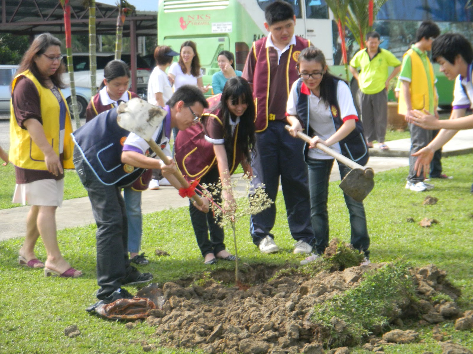 Leo of SMJK Hwa Lian: Tree Planting Activity