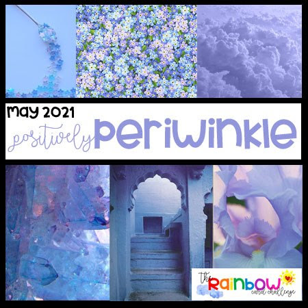 Creative Em: #29 Positively Periwinkle at Rainbow Card Challenge