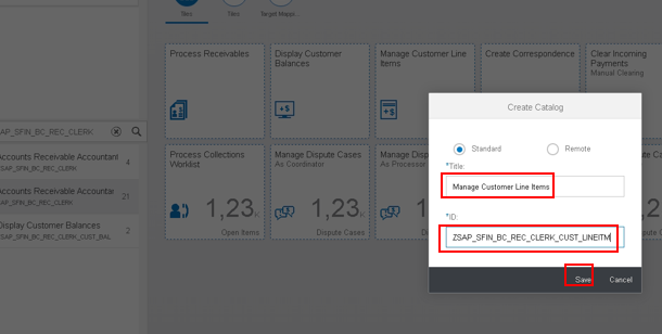 SAP Fiori – Manage Customer Line Items Configuration - Step By Step