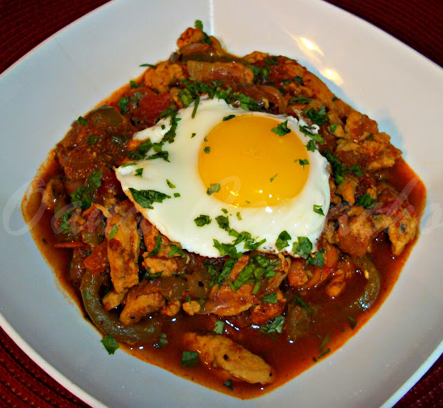 Cooking with love ! : SHAKSHUKA CU PUI- DUKAN (CHICKEN SHAKSHUKA -DUKAN )