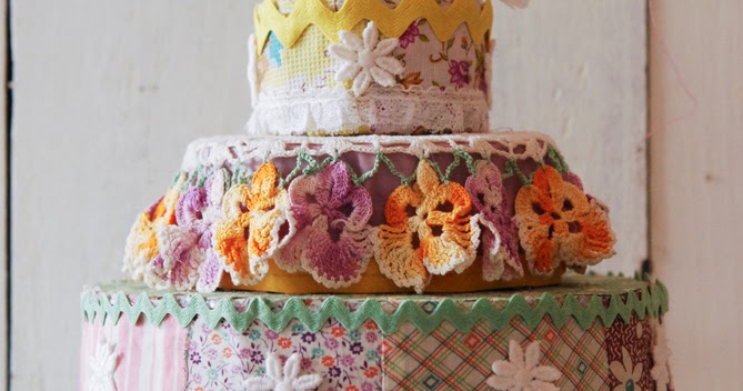 A Scrappy Fabric Cake, Celebrate! - Jill Ruth & Co.