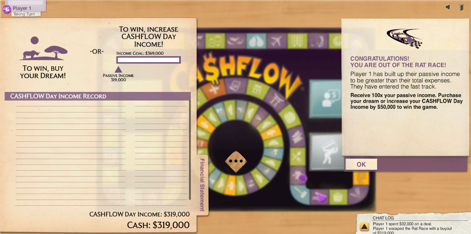 Learn Financial Literacy with CASHFLOW Game - REIT-TIREMENT - REITs ...