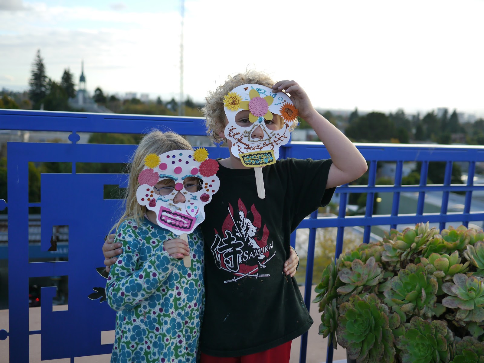 Little Hiccups: Sugar Skull Masks for Day of the Dead