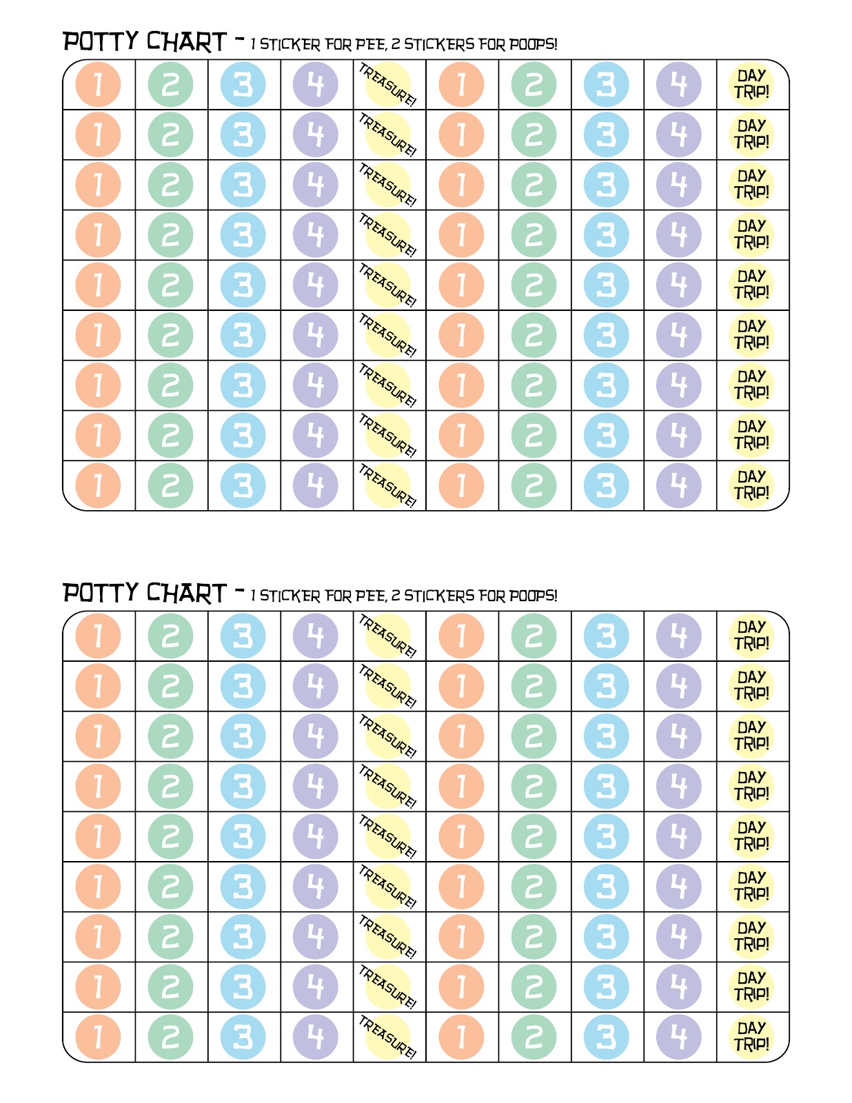 bluEYE design and photography: Friday Freebie! Potty Chart