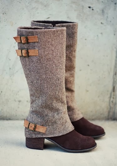 Grosgrain: Tweed Boot Covers