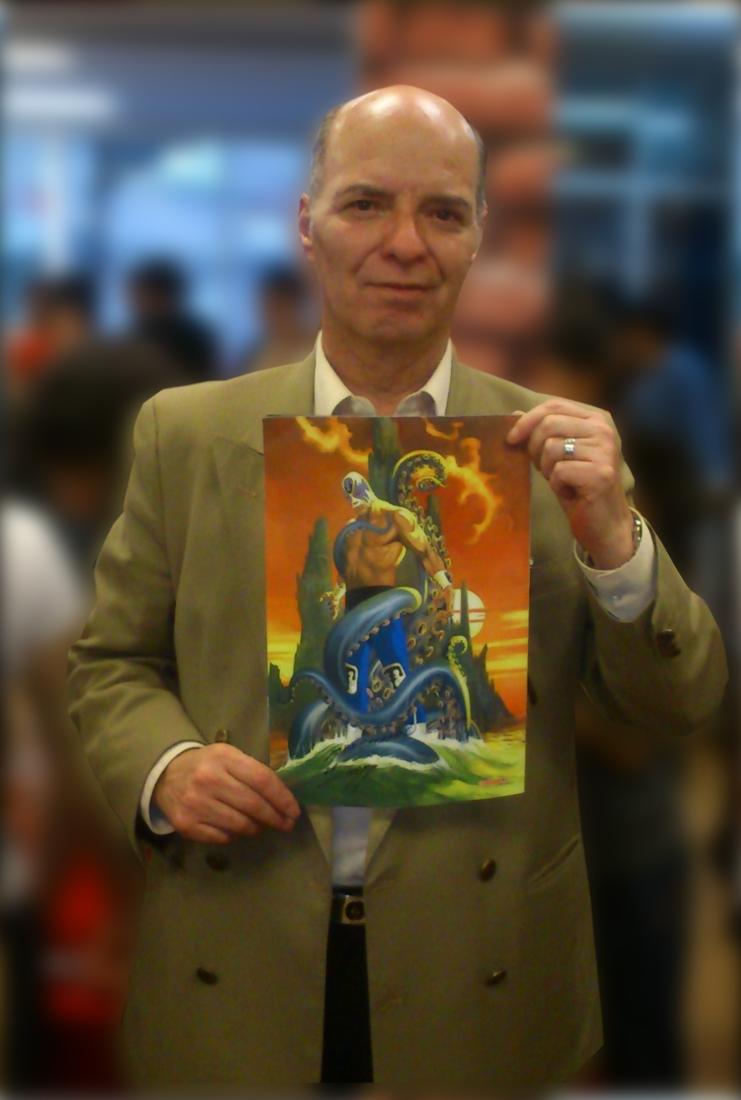 RAFAEL GALLUR Y EL ARTE EN LA LUCHA LIBRE