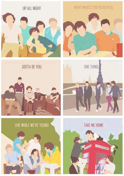 Moments of 1D: 1D album/songs