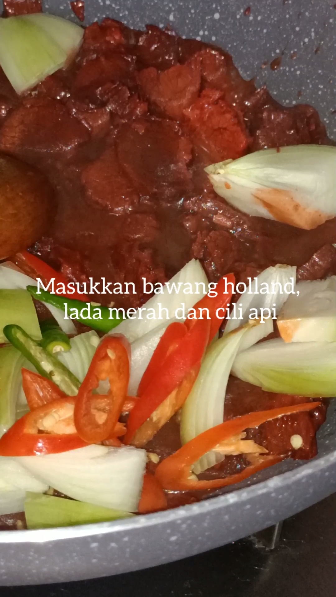 DAGING MASAK MERAH SEDAP GUNA SOS CAP LABU