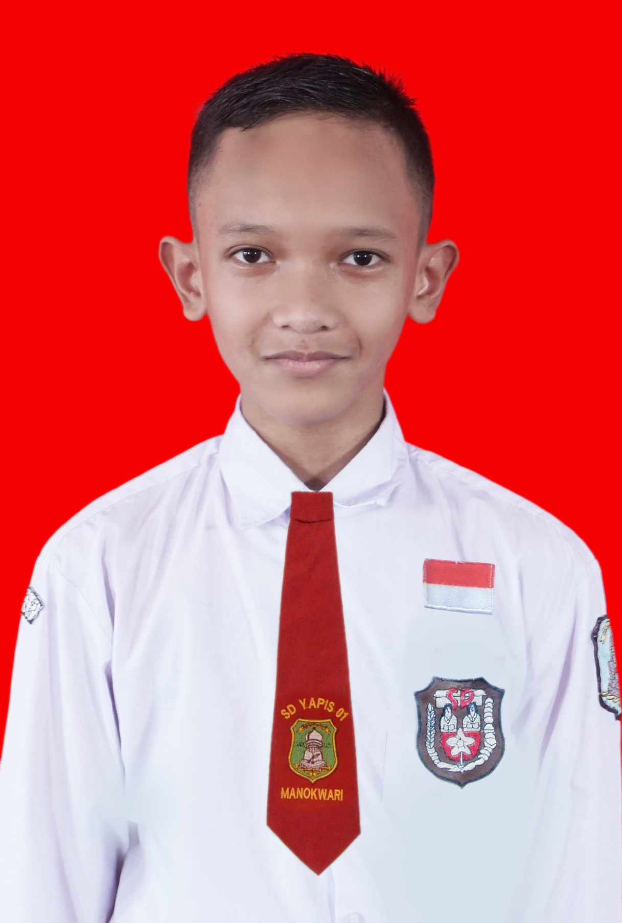 Pas Foto SD YAPIS 01 Kelas VI B MANOKWARI Tahun 2021 | Temmalusa Art Papua