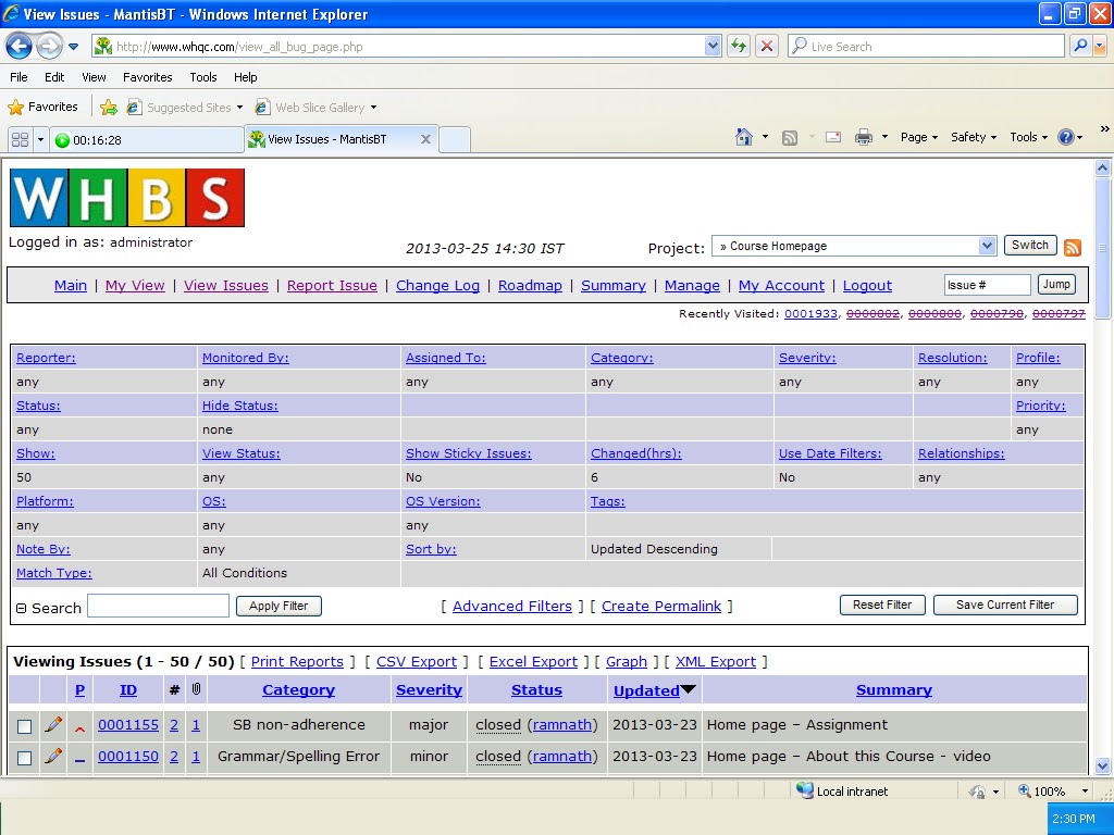 WHITEHOUSE: OTRS - Open source Ticket Request System / Complaint logs ...