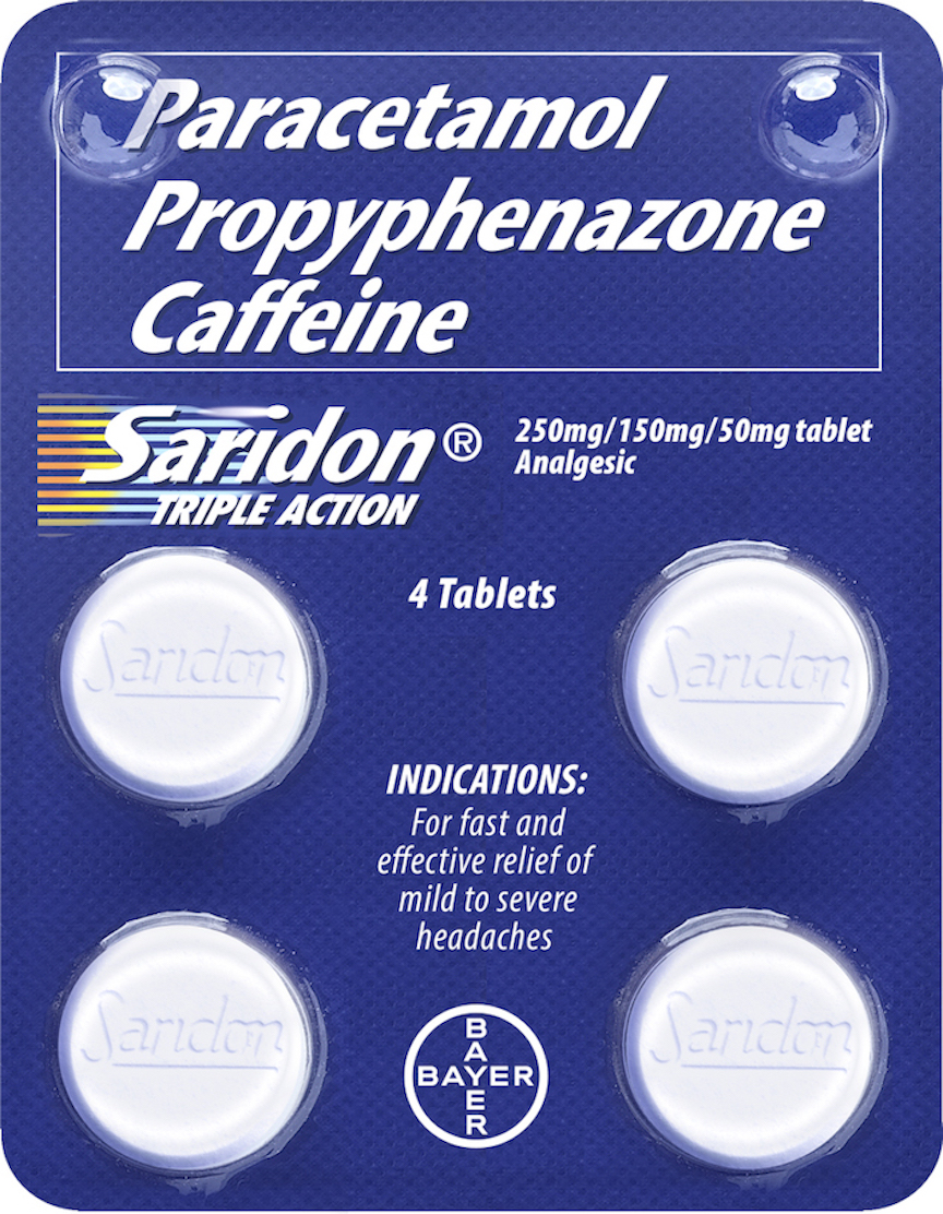 Lemon GreenTea: Saridon provides better pain relief and works in as ...