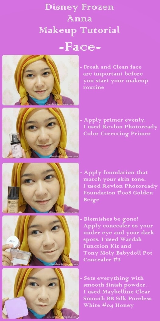 Disney Frozen - Anna - Makeup Tutorial