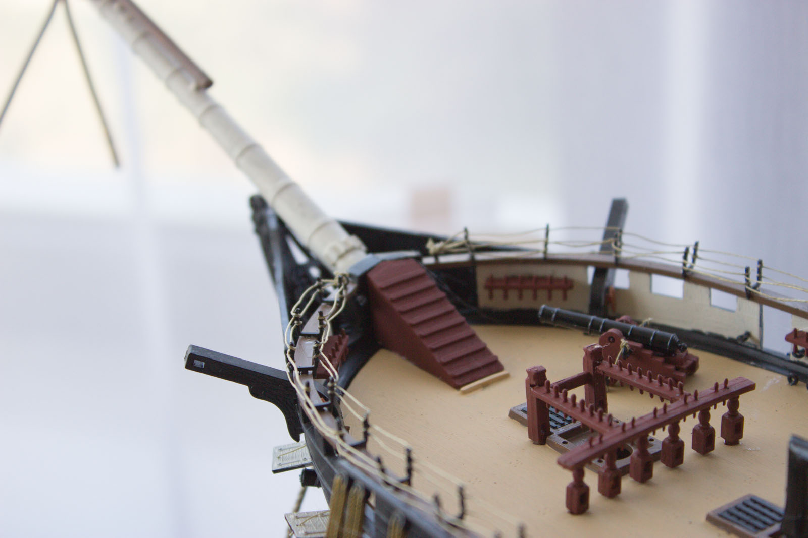 Sailing Ship Models: USS Constitution - The Bowsprit