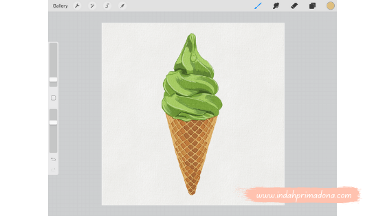 Indah Primadona: Gambar Manual vs Gambar Digital