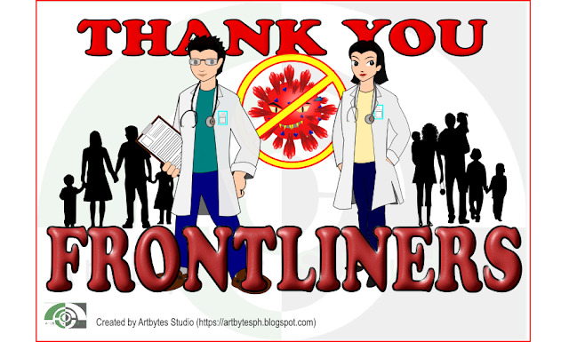 Thank Your Frontliners - Clipart