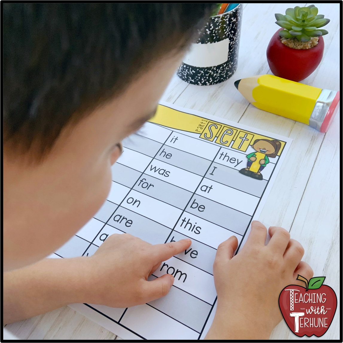 Teaching With Terhune: Sight Word Assessments for RTI/Progress Monitoring