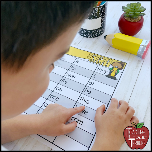 Teaching With Terhune: Sight Word Assessments for RTI/Progress Monitoring