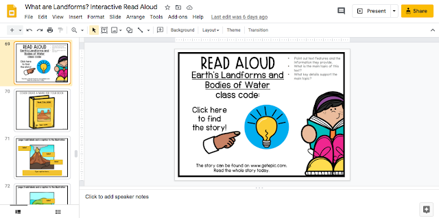 What are Landforms? Text Features Interactive Read Aloud | The Lemonade ...