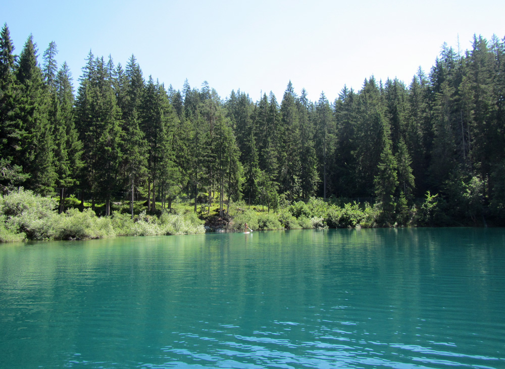 Made in Stand-Up Paddle: Grisons: SUP at 1'000m.: Lac de Cauma
