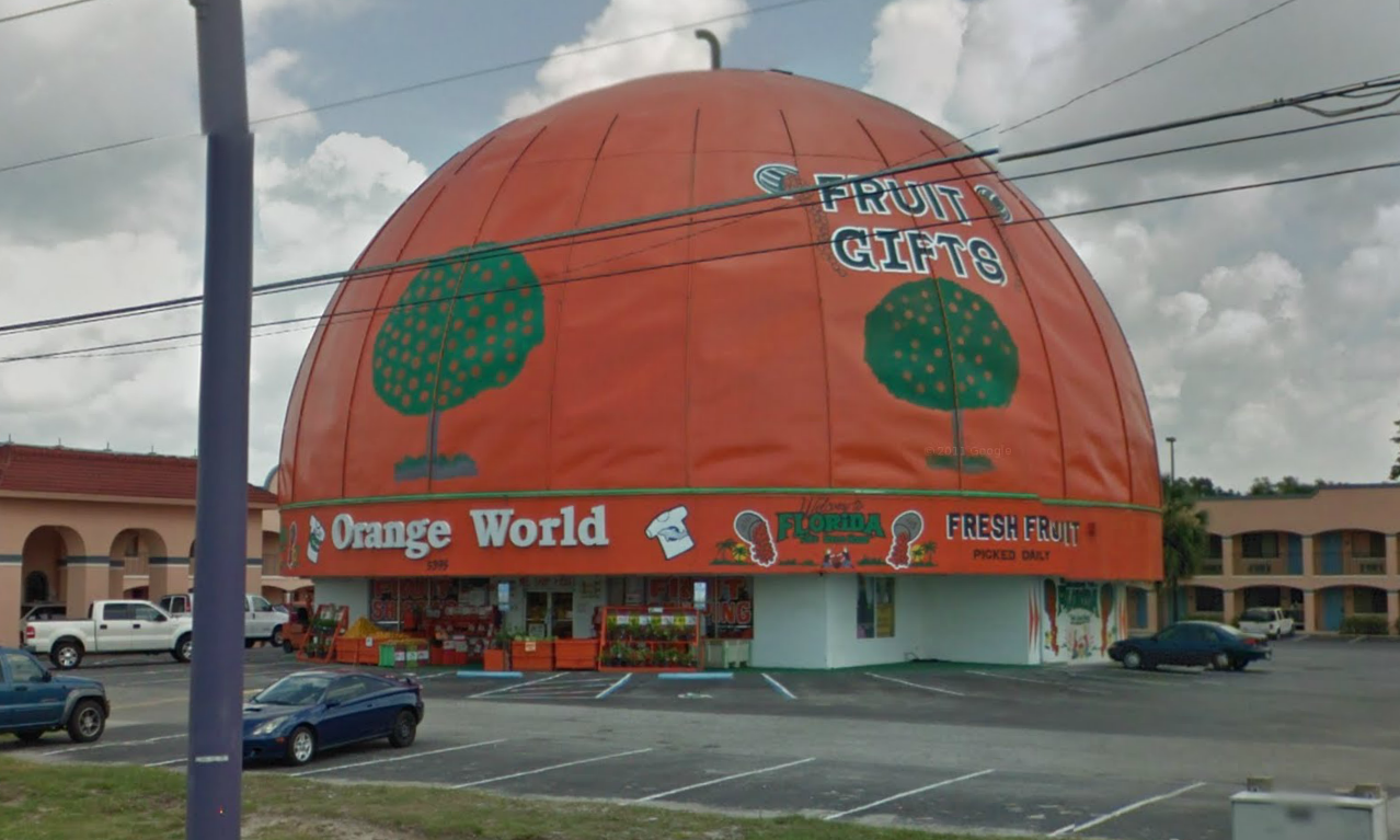 Odd Locations On Google Maps: Orange World