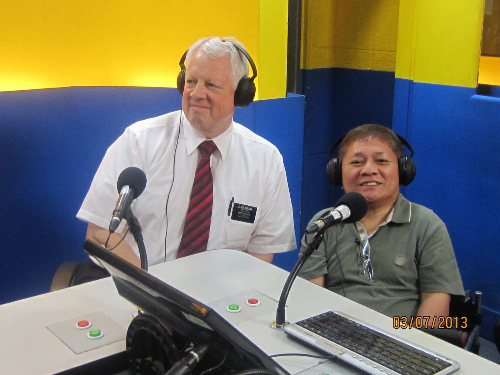 Our Philippine Mission: YOU'RE ON 'DZRH' RADIO MANILA