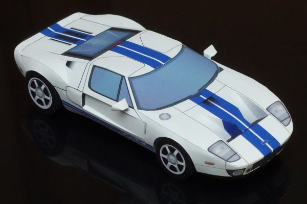 Ford GT Paper Model | Paperized Crafts