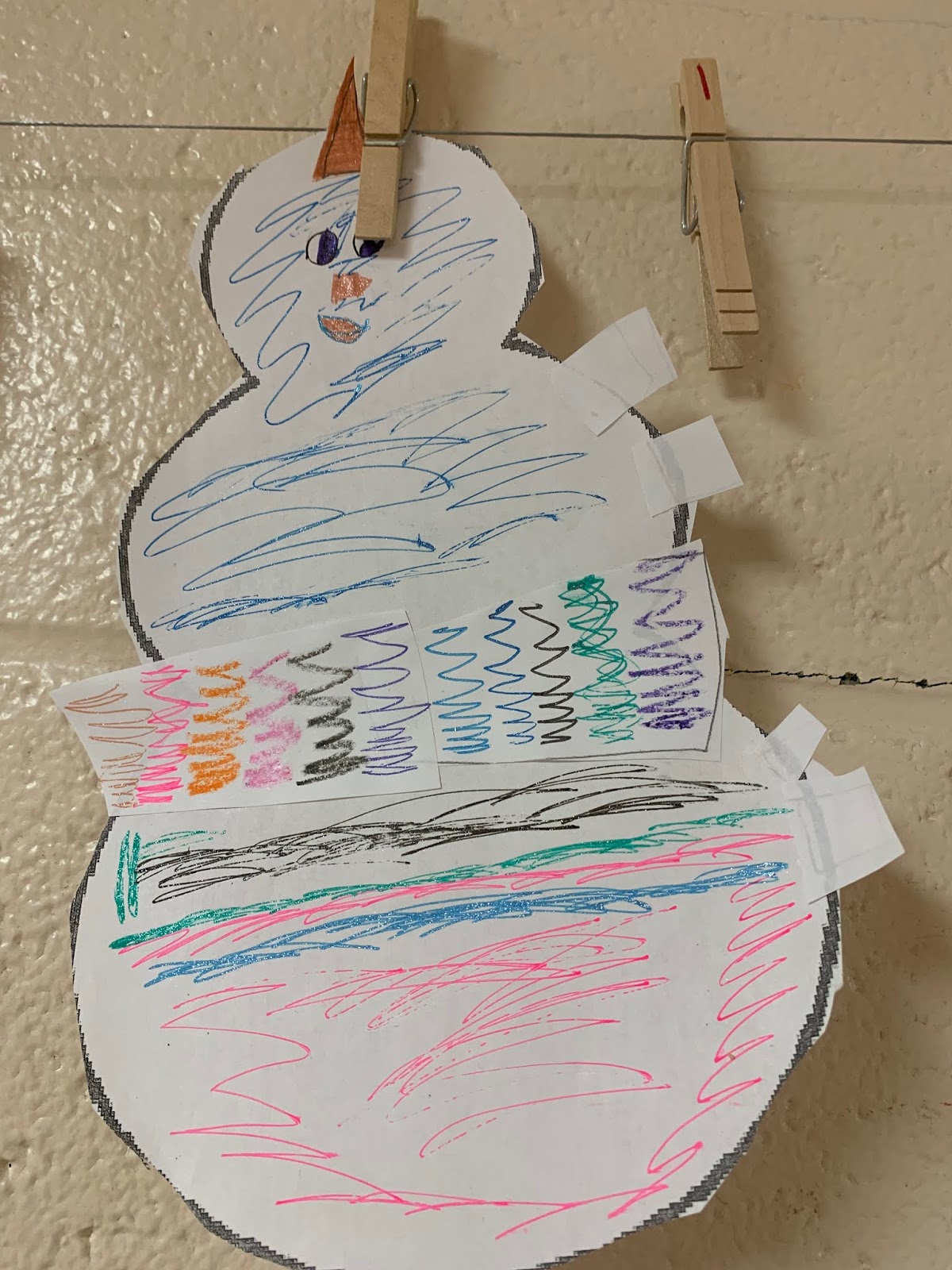 St. Pius Kindergarten: Snowman Family Project