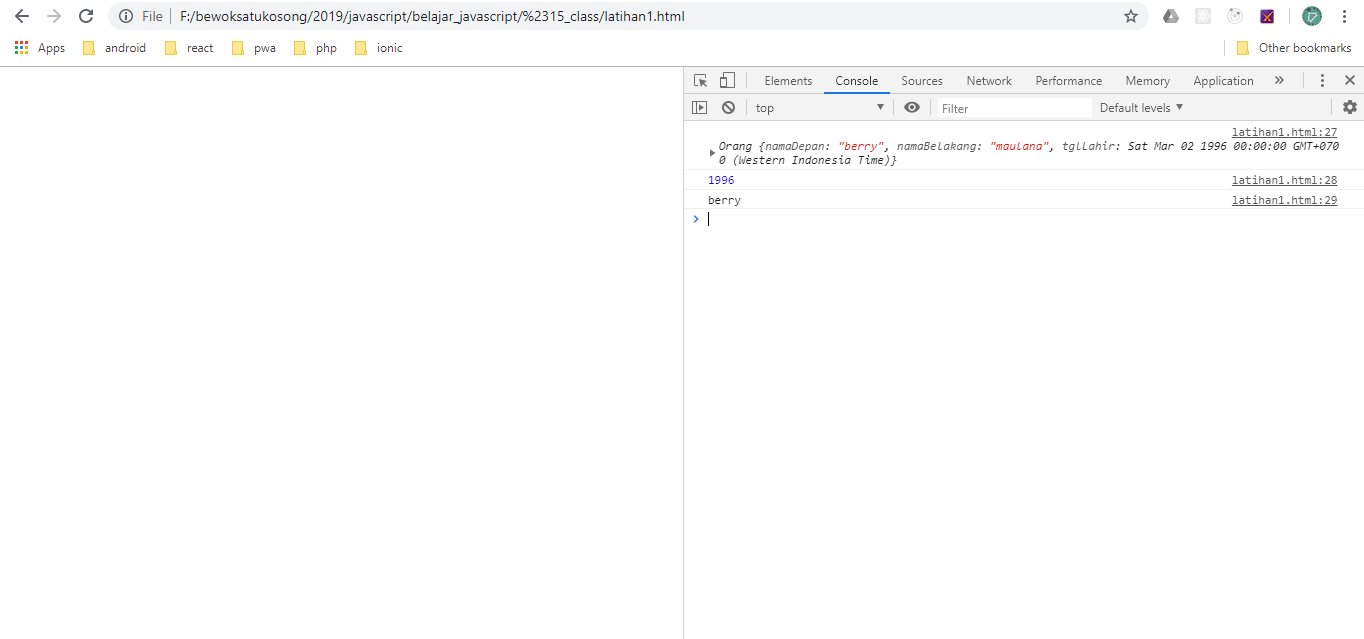 Belajar Javascript Es5 Dan Es6 Part 15 Object Class Tutorial Programming And Digital Marketing 1483