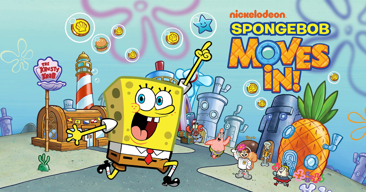 NickALive!: Nickelodeon to Close 'SpongeBob Moves In' App on Monday ...