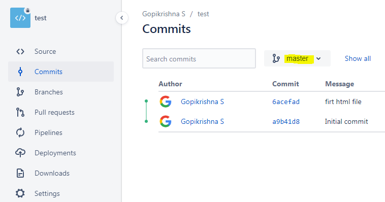 Git: Delete commits from a branch | GOPI's PORTAL