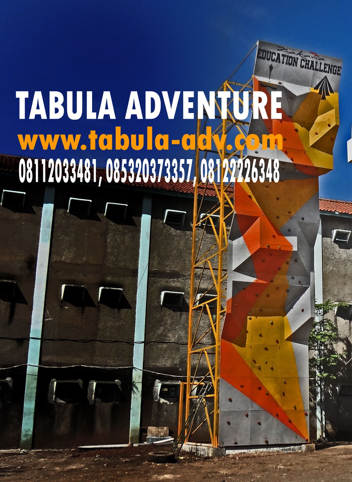 Jasa Pembangunan Wahana Outbound: BENTUK DAN MODEL PRODUKSI CLIMBING WALL
