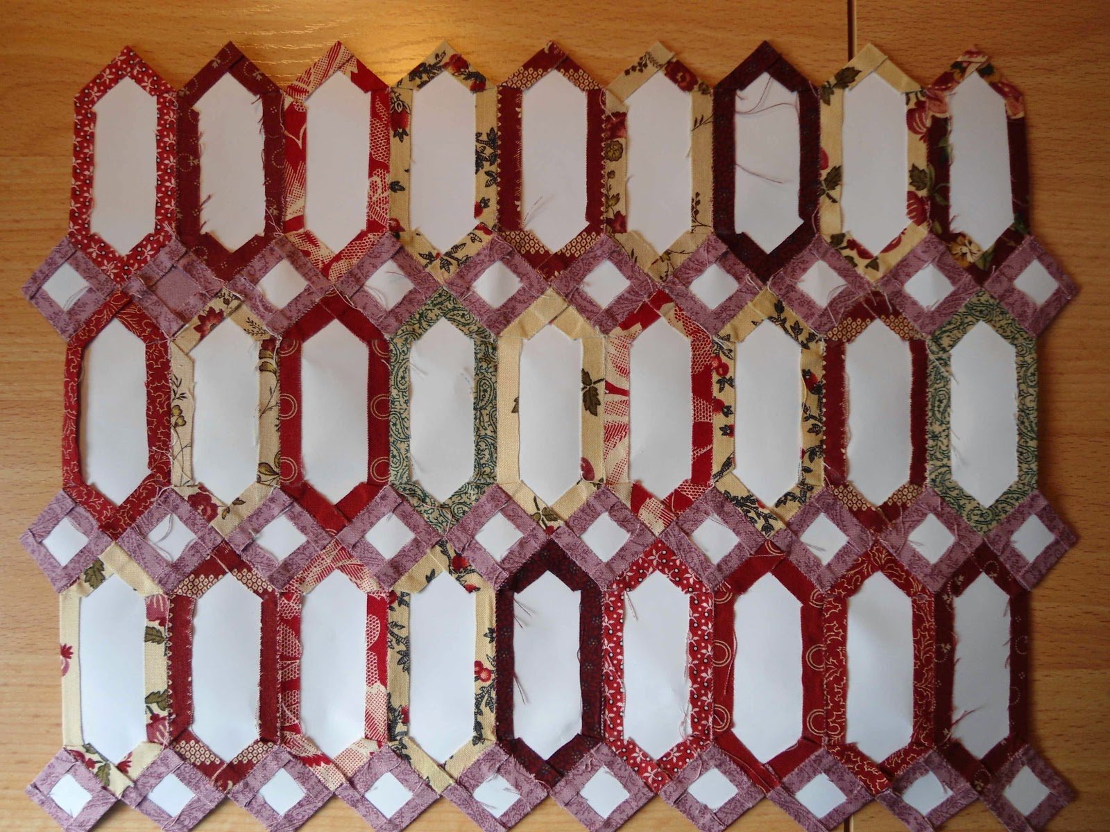 The Quilt Yarn: English Paper Piecing Project