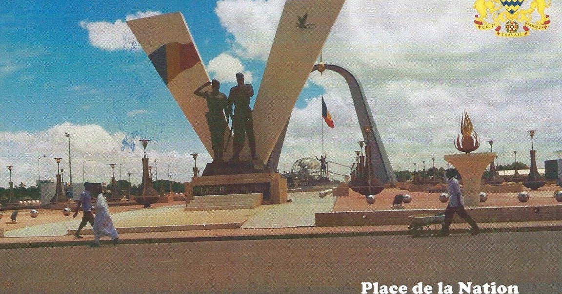 MY POSTCARD-PAGE: CHAD ~ Independence Monument - Place de la Nation - N ...