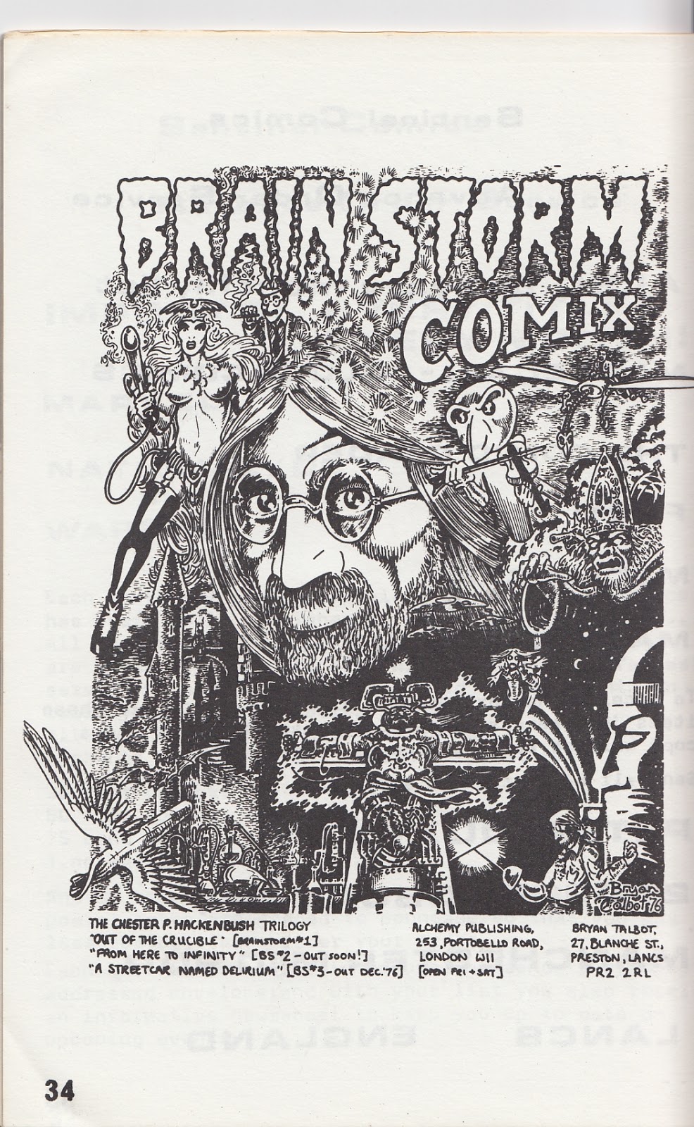 Boys Adventure Comics: Comicon brochure 1976 - no signatures - part 2