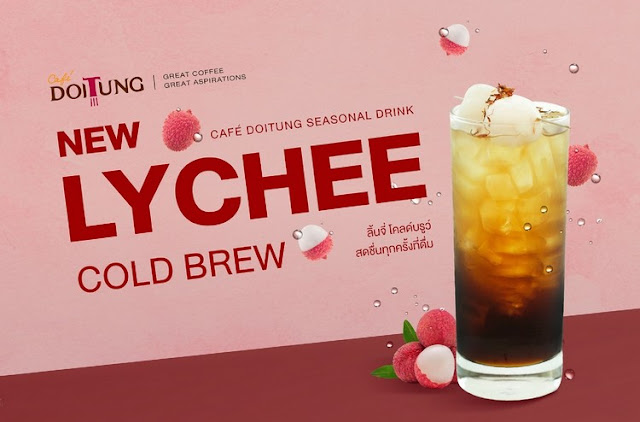 "ลิ้นจี่ โคลด์บรูว์” LYCHEE COLD BREW ที่ คาเฟ่ดอยตุง ชุ่มฉ่ำชื่นใจ ...