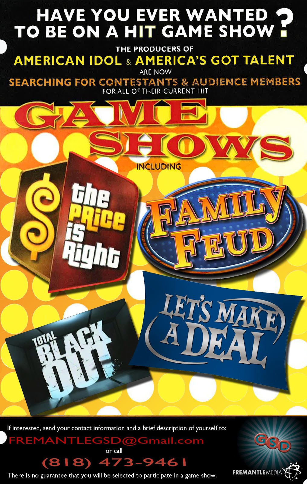 The Blog Is Right: Game Show Reviews and More!: "News In A Flash ...