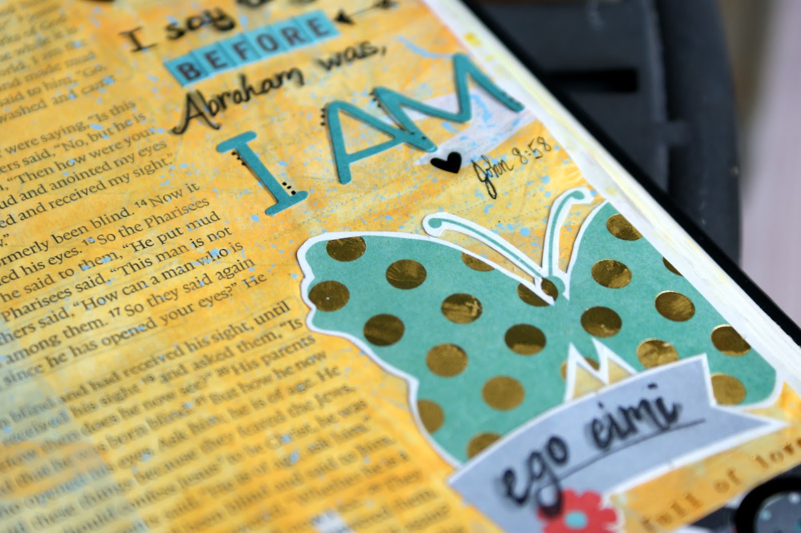 KarenScraps: Bible Journaling - Trinity Sunday