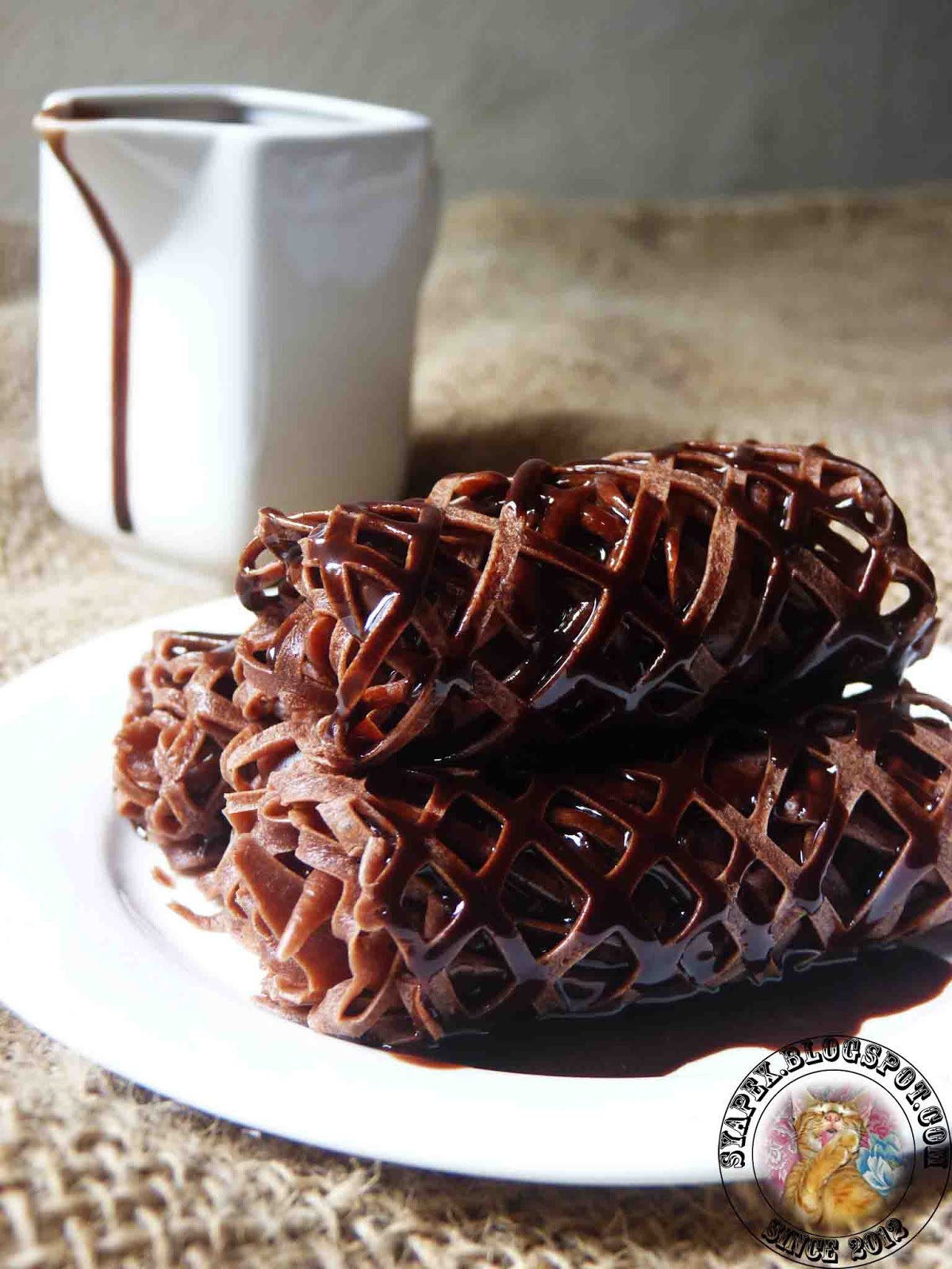 syapex kitchen: Roti Jala Sos Coklat