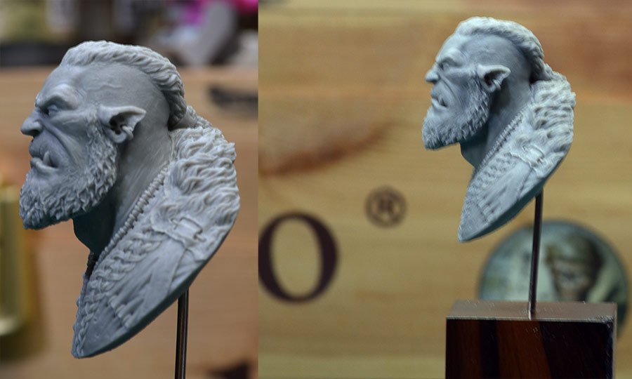 MASSIVE VOODOO: Tutorial: Pinning a bust to a plinth