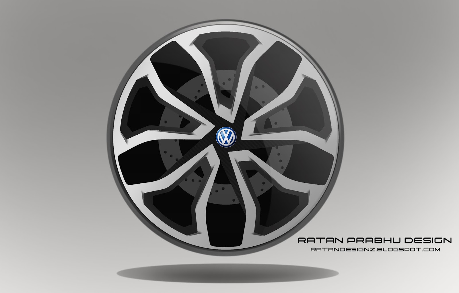 RATANDESIGNZ: Volkswagen concept wheel design sketch