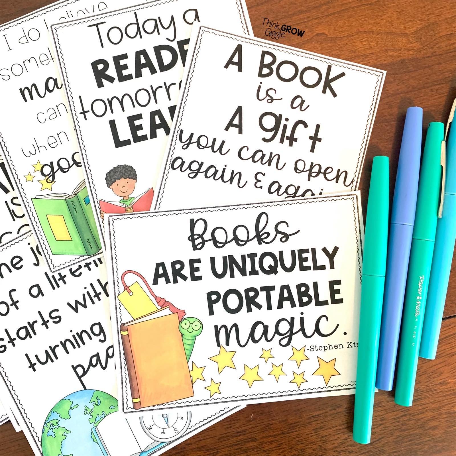 4 Classroom Library Must Haves - Think Grow Giggle