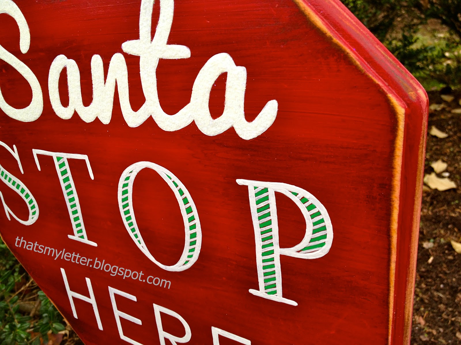 "S" is for Santa sign - Jaime Costiglio