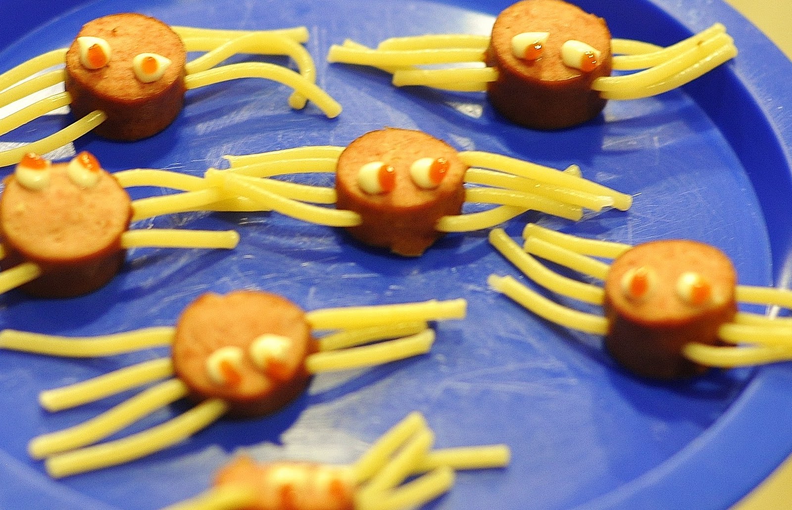 Mamás Todoterreno: Una comida divertida para Halloween: ¡Arañas!!