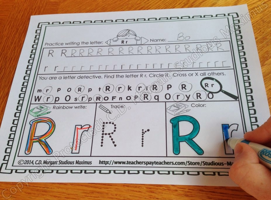 Studious Maximus: Alphabet - learning letters and letter sounds!